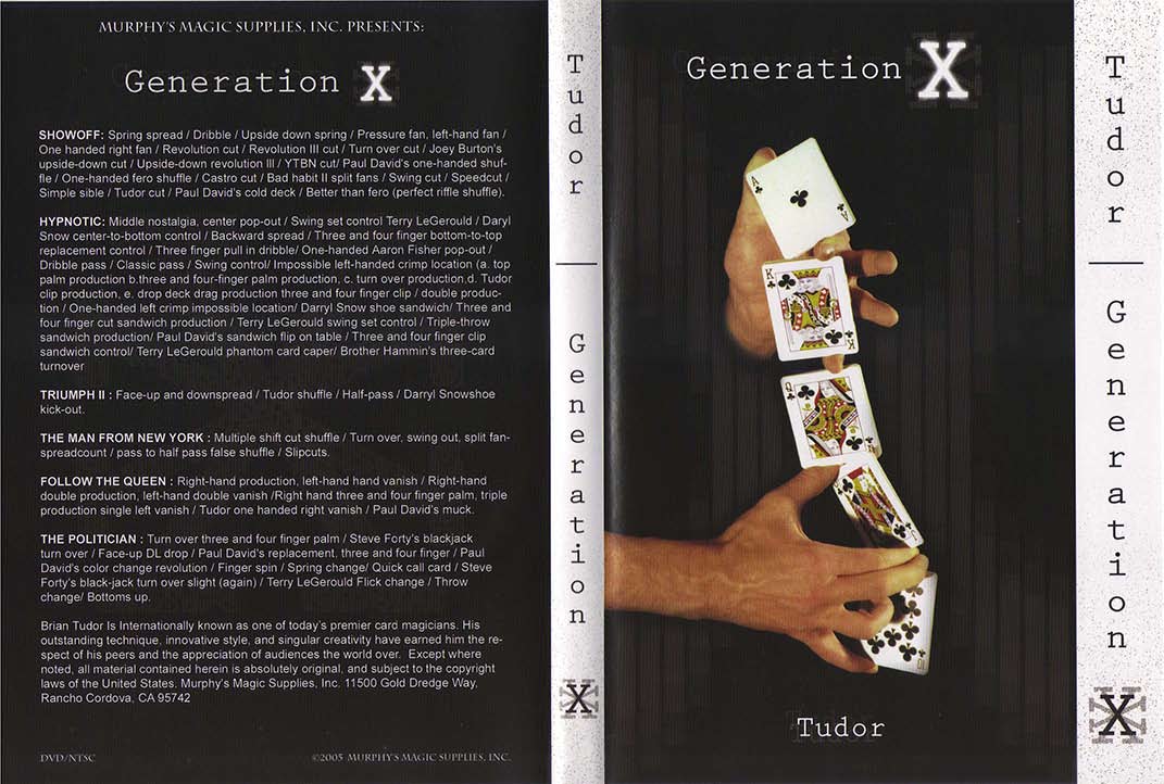 Generation X de Brian TUDOR - Virtual Magie